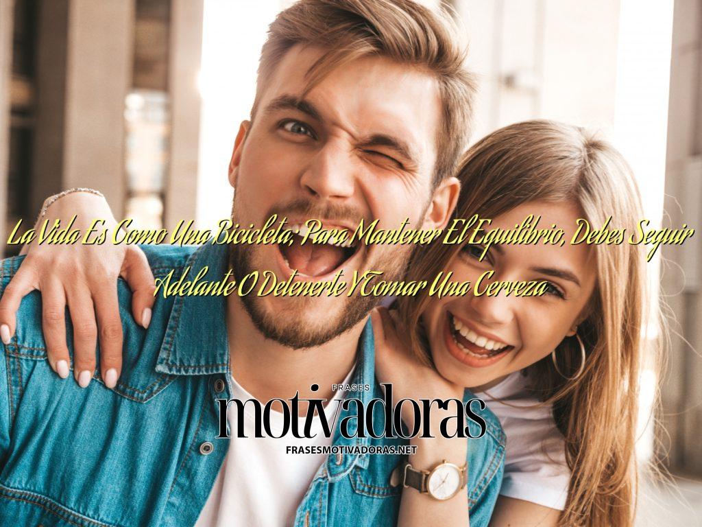 La Vida Es Como Una Bicicleta; Para Mantener El Equilibrio, Debes Seguir Adelante O Detenerte Y ...