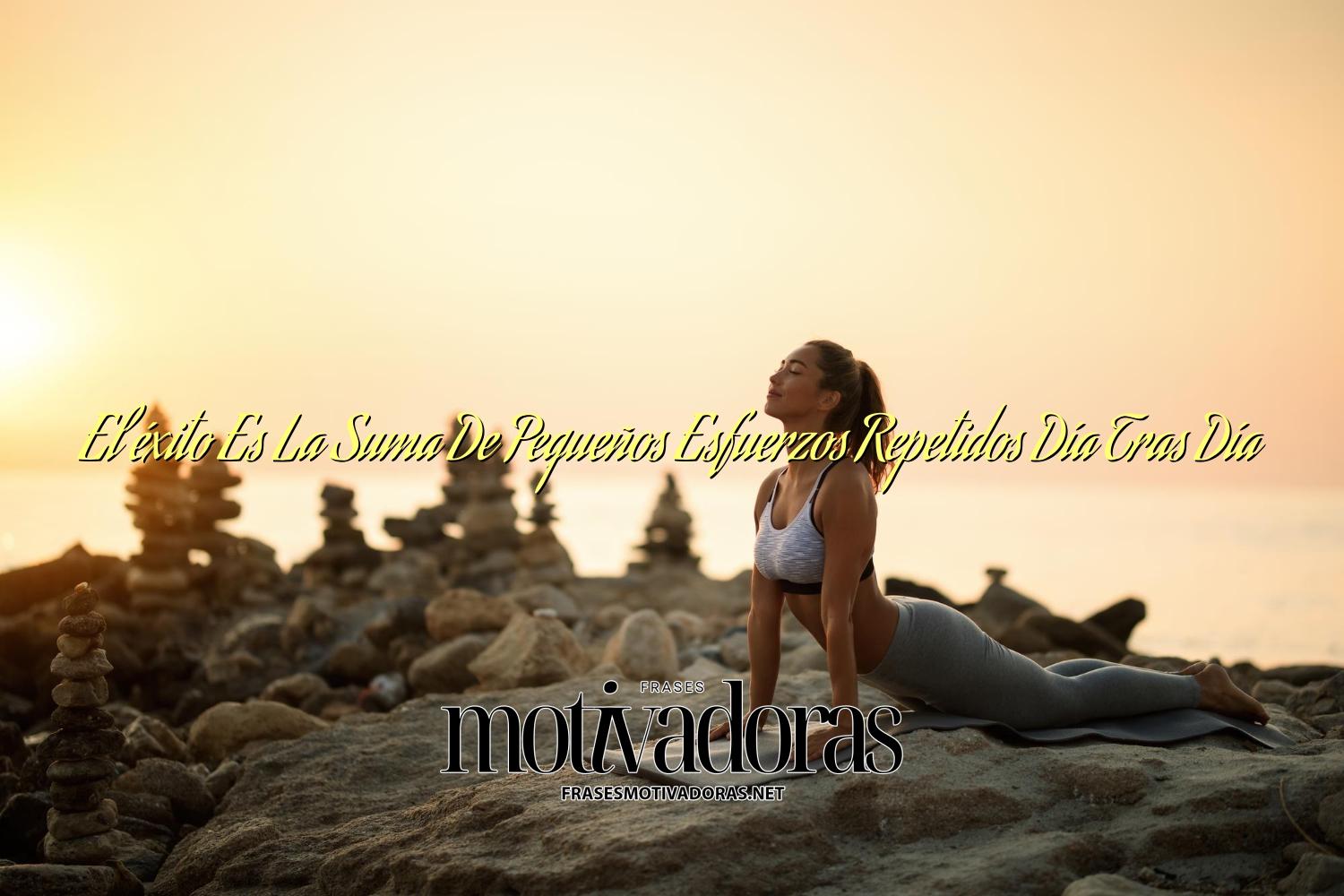 El éxito Es La Suma De Pequeños Esfuerzos Repetidos Día Tras Día ...